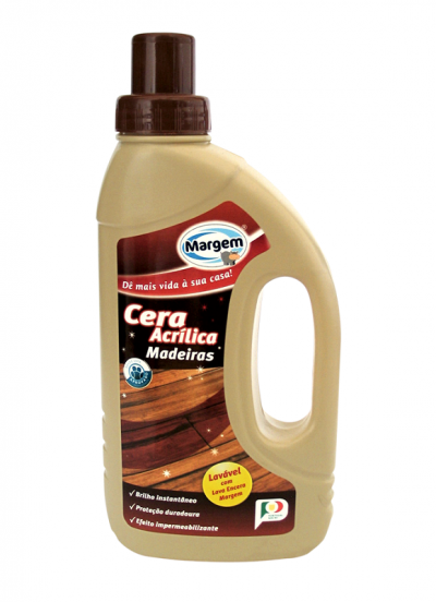 Cera acrílica Madeiras | Limpeza de Chão | Margem